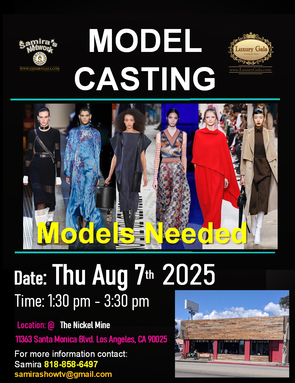 Model Casting Aug 7 2025 – Samira’s Network